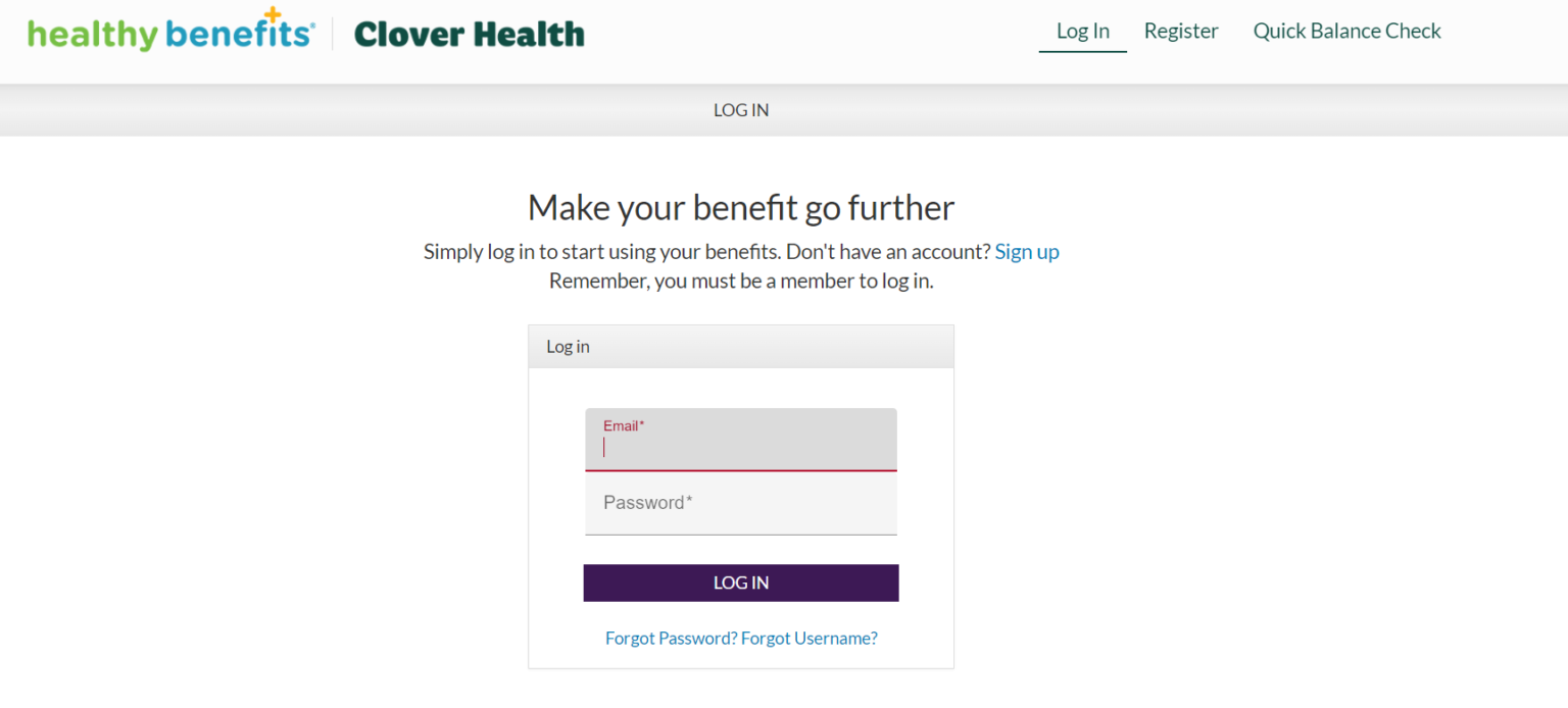 Clover Health OTC Balance Check